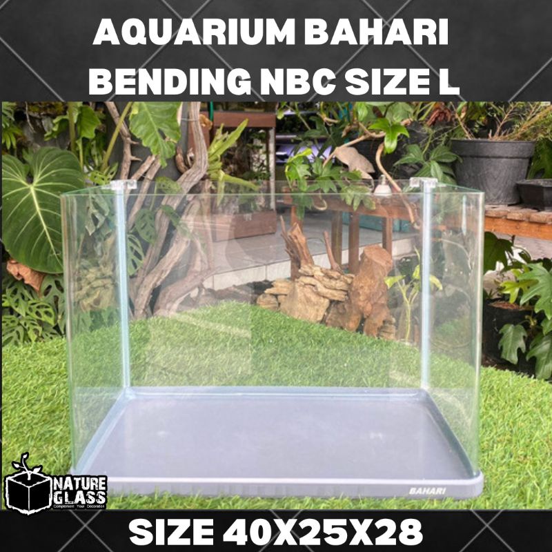 Jual Aquarium Akuarium Bending Lengkung Oval BAHARI NBC S,M,L Kaca ...
