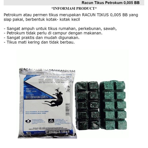 Jual RACUN TIKUS PETROKUM | Shopee Indonesia