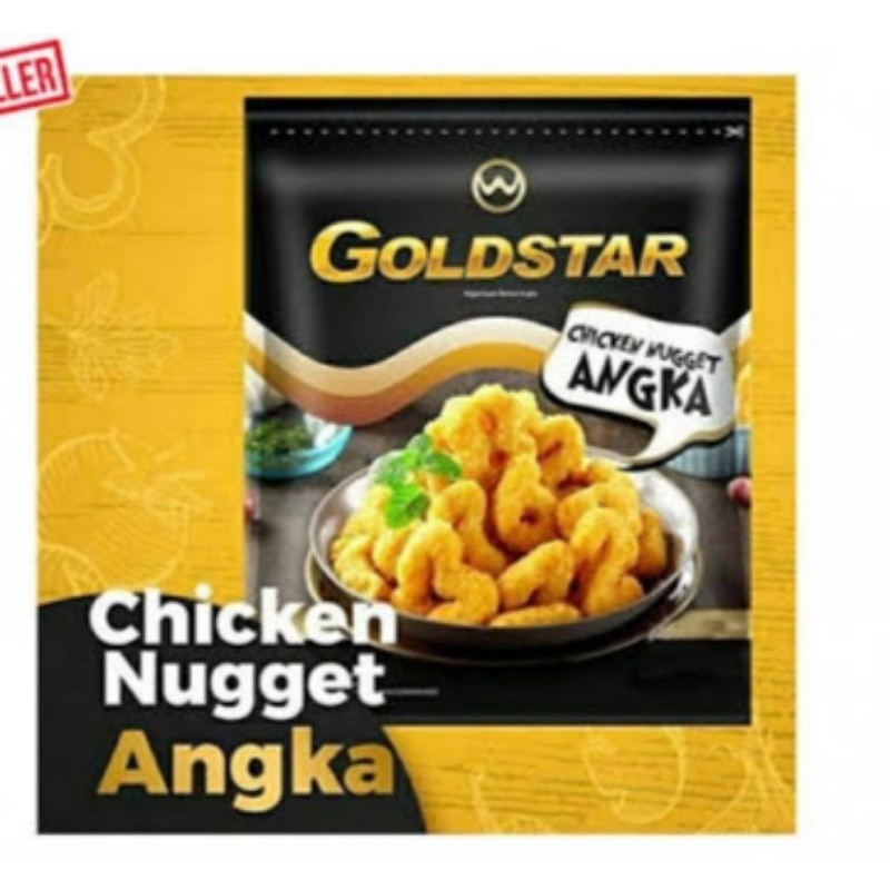 Jual GOLDSTAR Chicken Nugget Angka 500g | Shopee Indonesia
