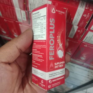 Jual FEROPLUS Suplemen Zat Besi 10tablet effervescent | Shopee Indonesia