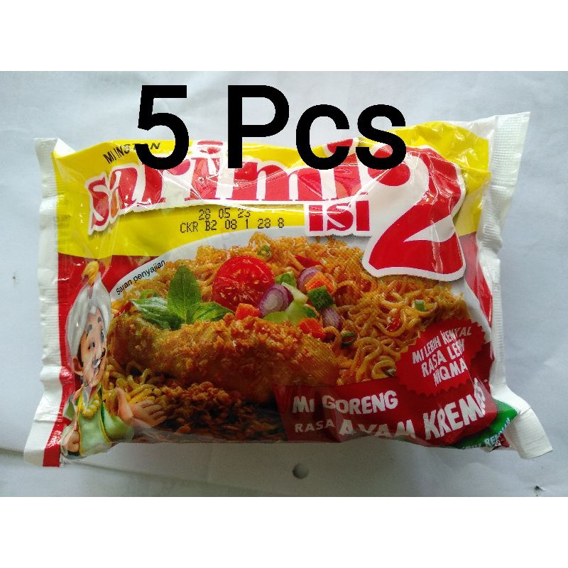 Jual Sarimi Isi 2 Mi Goreng Rasa Ayam Kremes Per 5 pcs | Shopee Indonesia