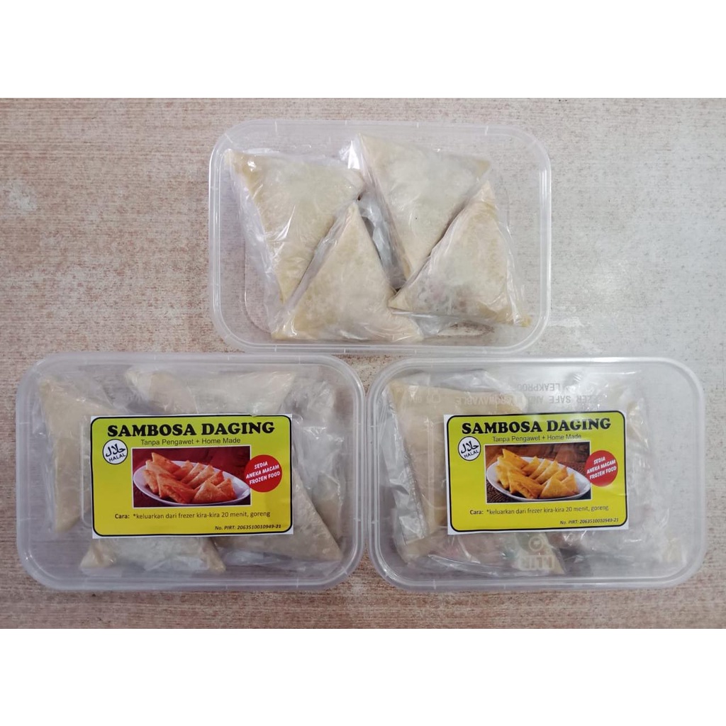 Jual Sambosa Daging [ 1 Box Isi 8 ] | Shopee Indonesia