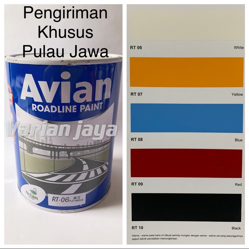 Jual Cat Avian Roadline Jalanan Marka Jalan Aspal Beton Kolam | Shopee ...