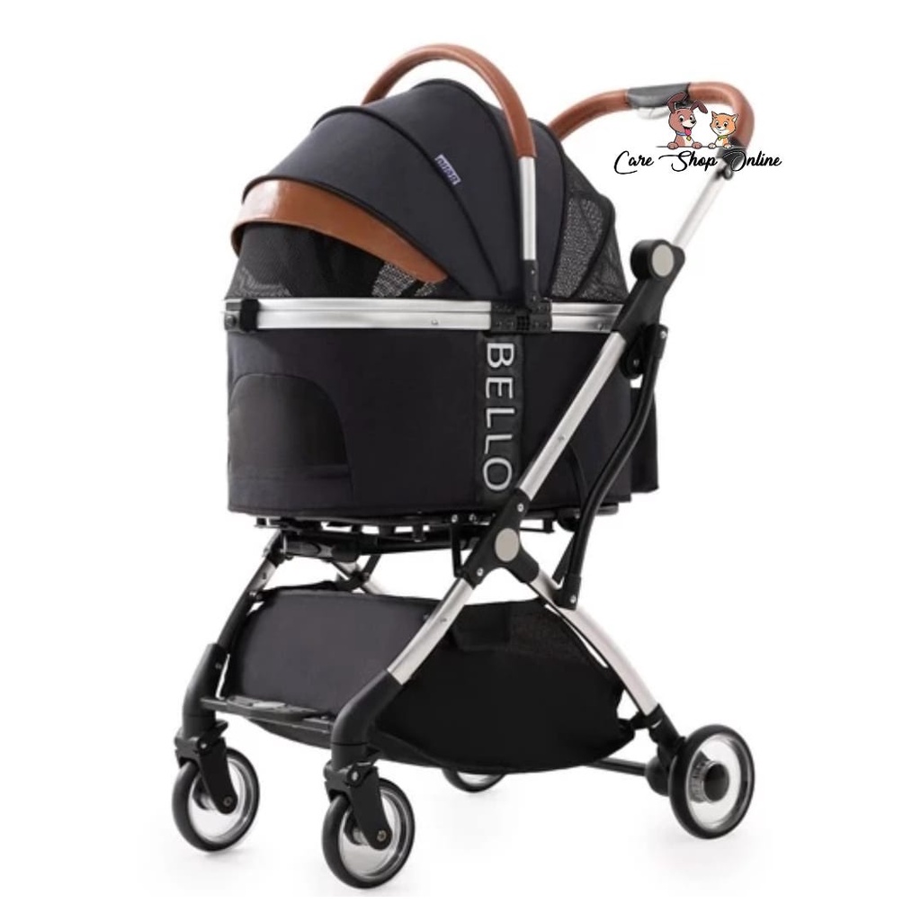 Jual Stroller Anjing Kucing Kerangka Alumunium - Kereta Dorong 3 Fungsi ...