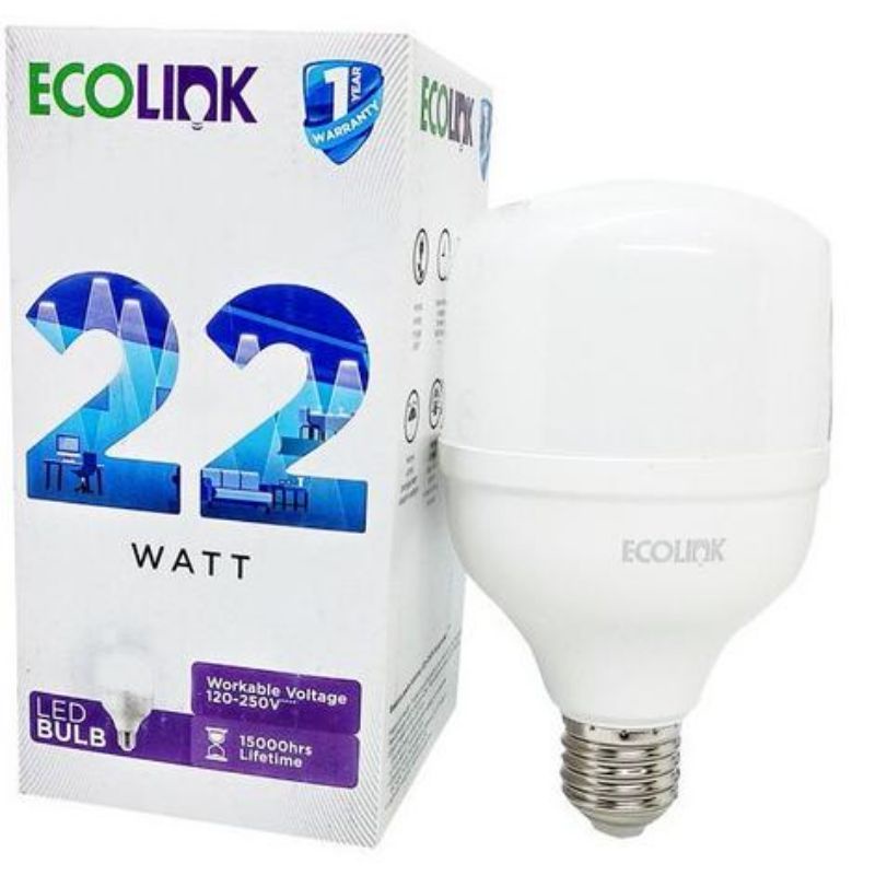 Jual Lampu LED Kapsul Ecolink 22 Watt - Putih 6500K | Shopee Indonesia