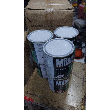 Jual Milan lem epoxy kaleng set hardener | Shopee Indonesia