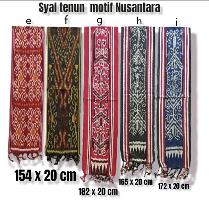 Jual Syal/scarf tenun ikat motif khas NTT | Shopee Indonesia