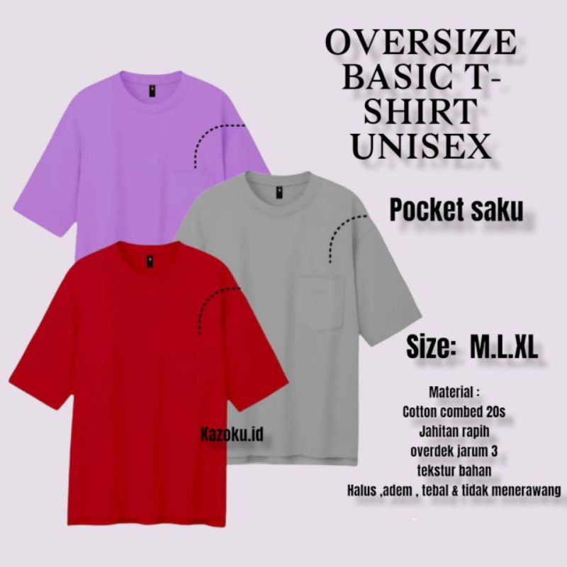 Jual KAOS OVERSIZE POLOS POCKET/KAOS POLOS OVERSIZE SAKU | Shopee Indonesia Jual KAOS OVERSIZE POLOS POCKET/KAOS POLOS OVERSIZE SAKU | Shopee Indonesia