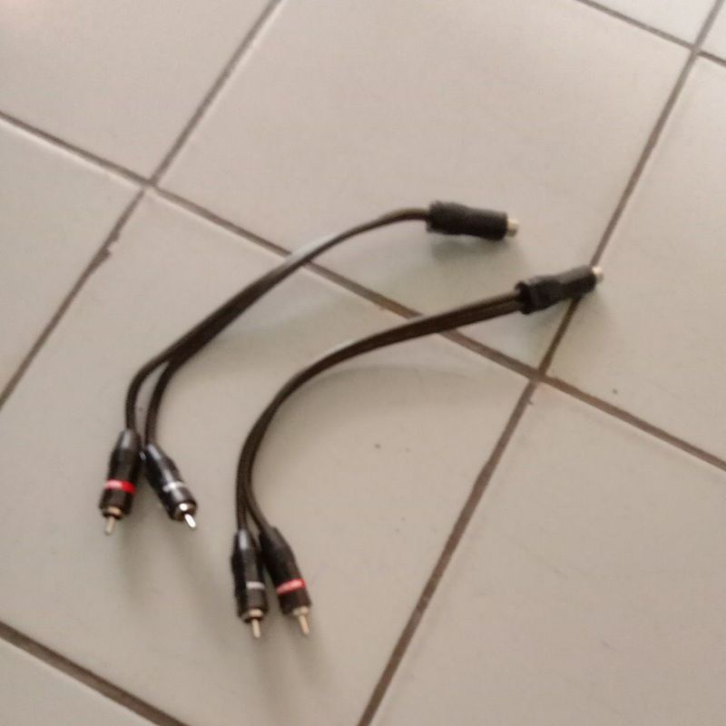 Jual Kabel Audio RCA 2 Cabang | Shopee Indonesia