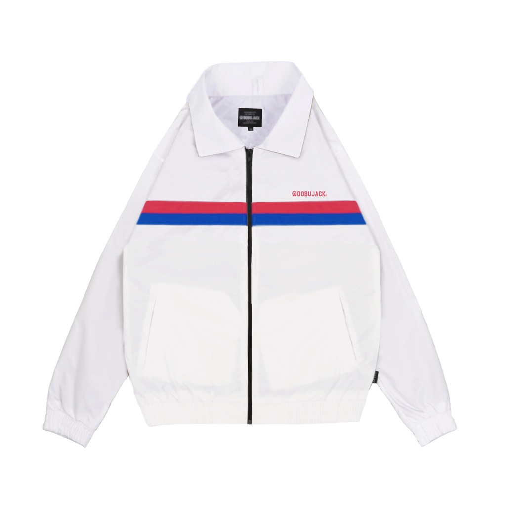 Jual Dobujack Track Suit Jacket Nascar Strip White Blue Red | Shopee ...