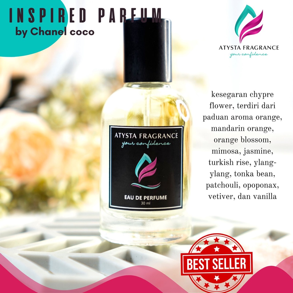 Jual ATYSTA FRAGRANCE | Insired Parfum by Ch*n*l Coco | Wangi Tahan ...