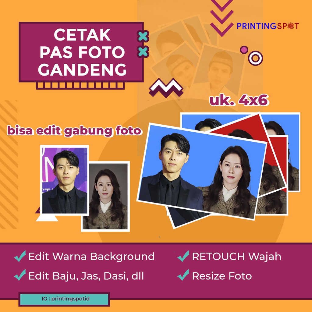 Jual Cetak Pas Foto Gandeng / Jasa Cetak Pas Photo Gandeng Murah ...