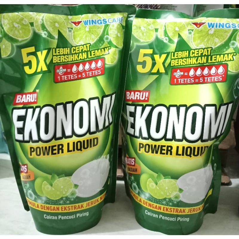 Jual Ekonomi liquid jeruk nipis 755ml/ Ekonomi sabun cuci piring 755ml ...