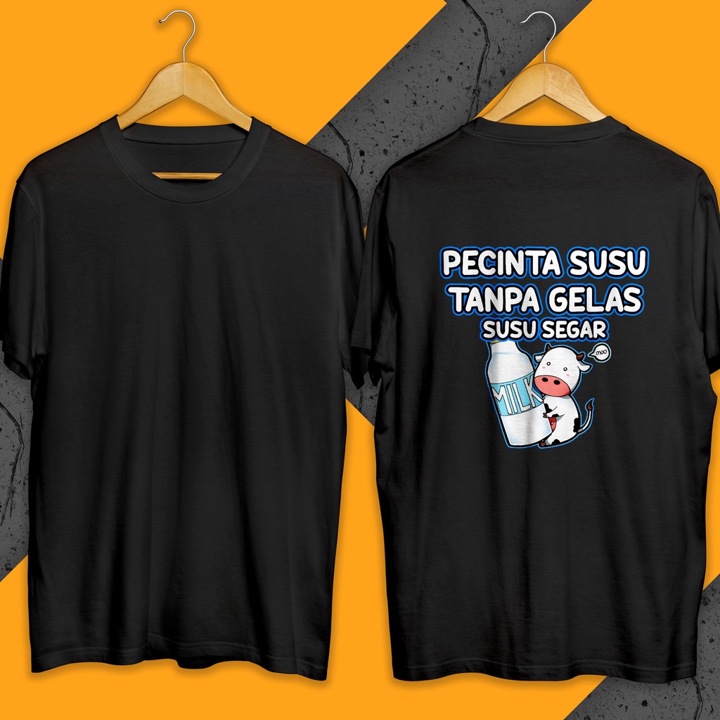 Jual Kaos Pecinta Susu Tanpa Gelas Gambar Sapi Peluk Susu Sablon ... Jual Kaos Pecinta Susu Tanpa Gelas Gambar Sapi Peluk Susu Sablon ...