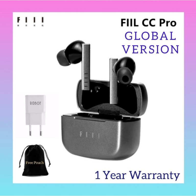 Jual Fiil CC PRO ANC+Dual ENC TWS Earphone Earbud Bluetooth 5.2 Gaming | Shopee Indonesia