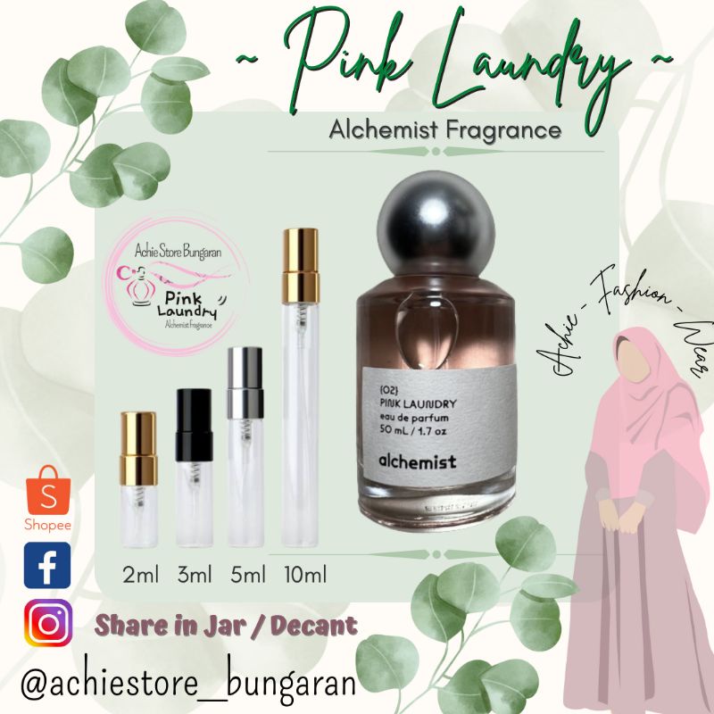 Jual Parfume Alchemist Fragrance "PINK LAUNDRY" / Parfum / Minyak Wangi ...