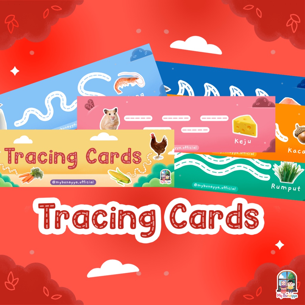 Jual Tracing Cards - Mengenal Hewan - Mengenal Warna - Free Spidol ...