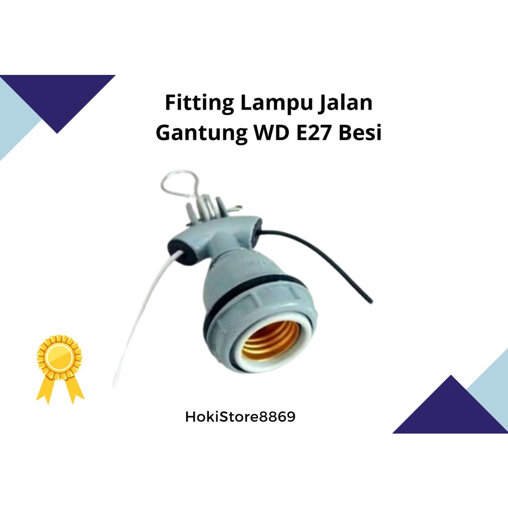 Jual Fitting Lampu Gantung WD E27 Bahan Besi | Shopee Indonesia