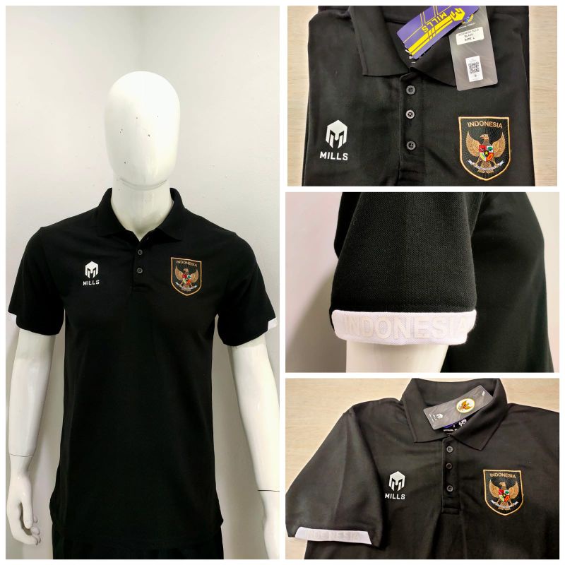 Jual MILLS Official polo shirt timnas Indonesia / Kaos kerah timnas ... Jual MILLS Official polo shirt timnas Indonesia / Kaos kerah timnas ...