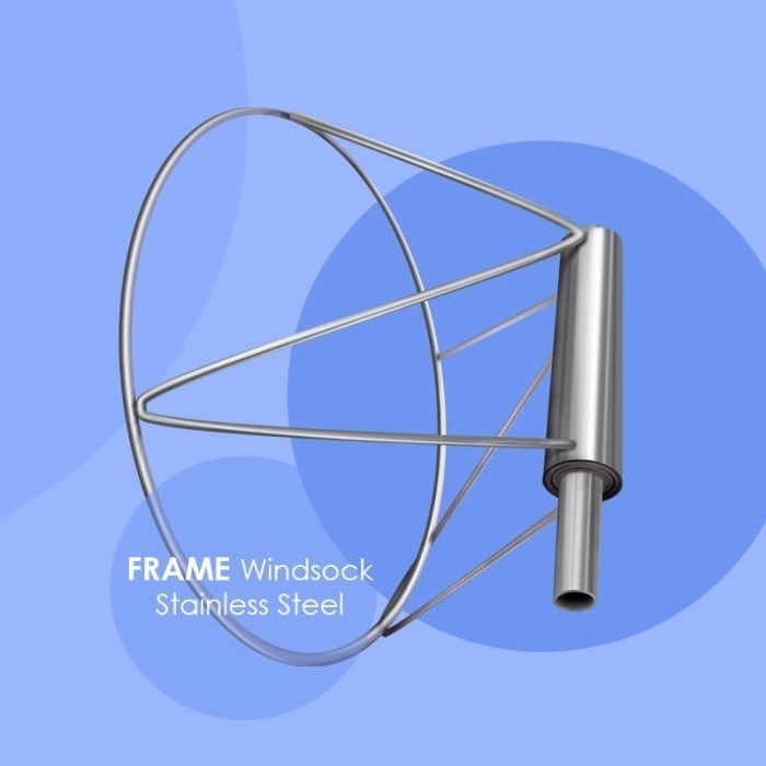 Jual Frame Windsock Stainless Steel 50 cm ( Anti karat ) | Shopee Indonesia