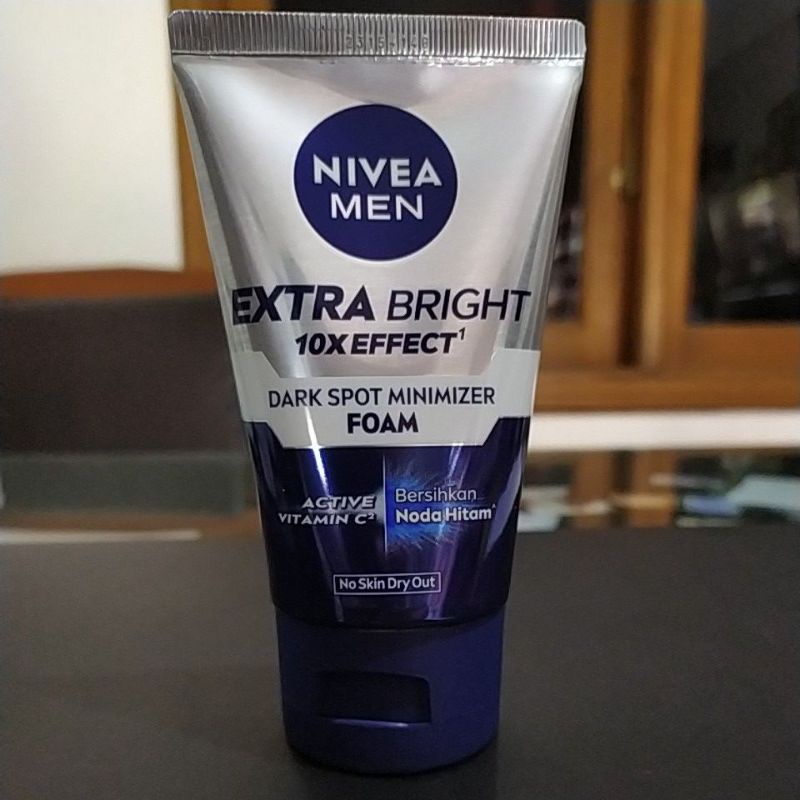 Jual Nivea Men Extra Bright 10x Effect Dark Spot Minimizer Foam 100 ml ...