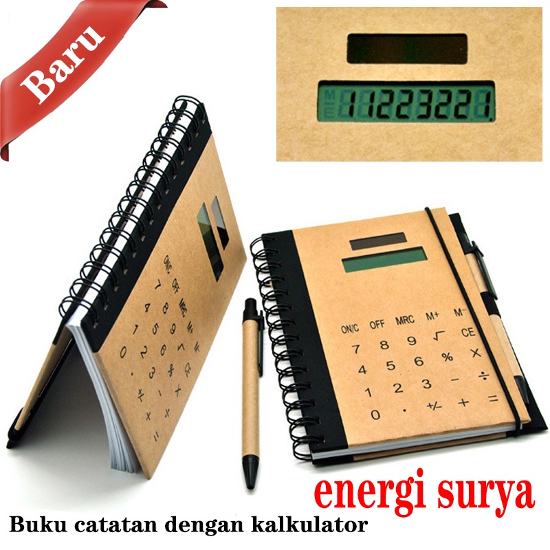 Jual Buku Catatan Pertemuan Buku Catatan Multifunksional Kalkulator ...