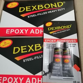 Jual Lem Kawin Besi Campur Dextone Dexbond 48 Gram Lem Hitam Epoxy ...