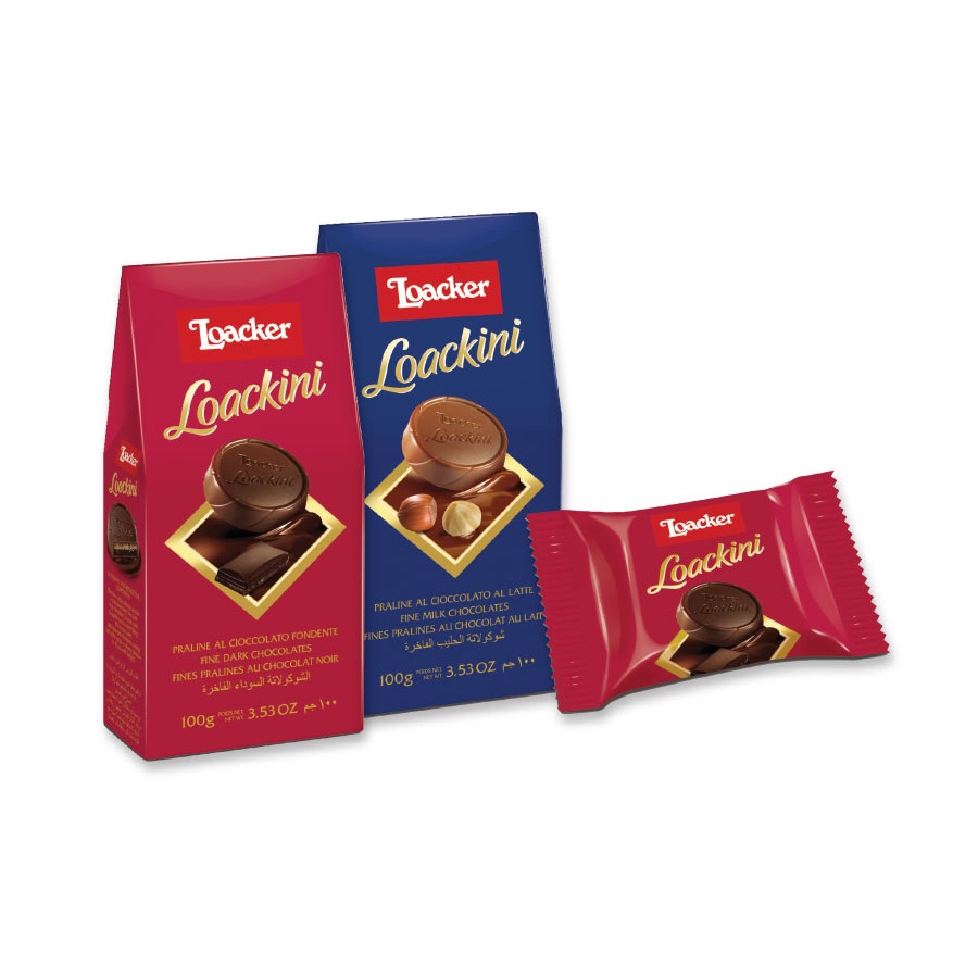 Jual Loacker Loackini Dark Chocolate / Milk Chocolate | Shopee Indonesia