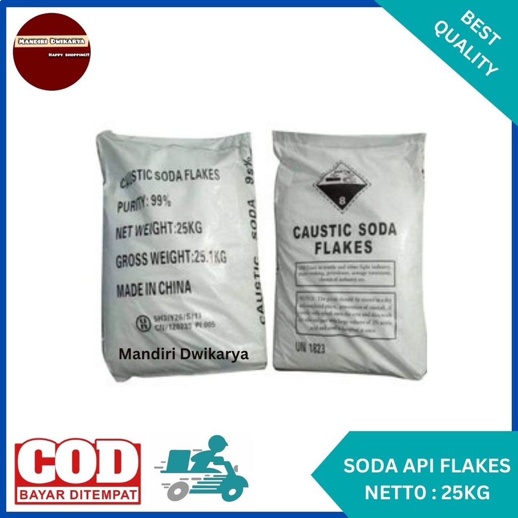 Jual Soda api /Caustic Soda / Caustic Flake RRC (25KG) | Shopee Indonesia