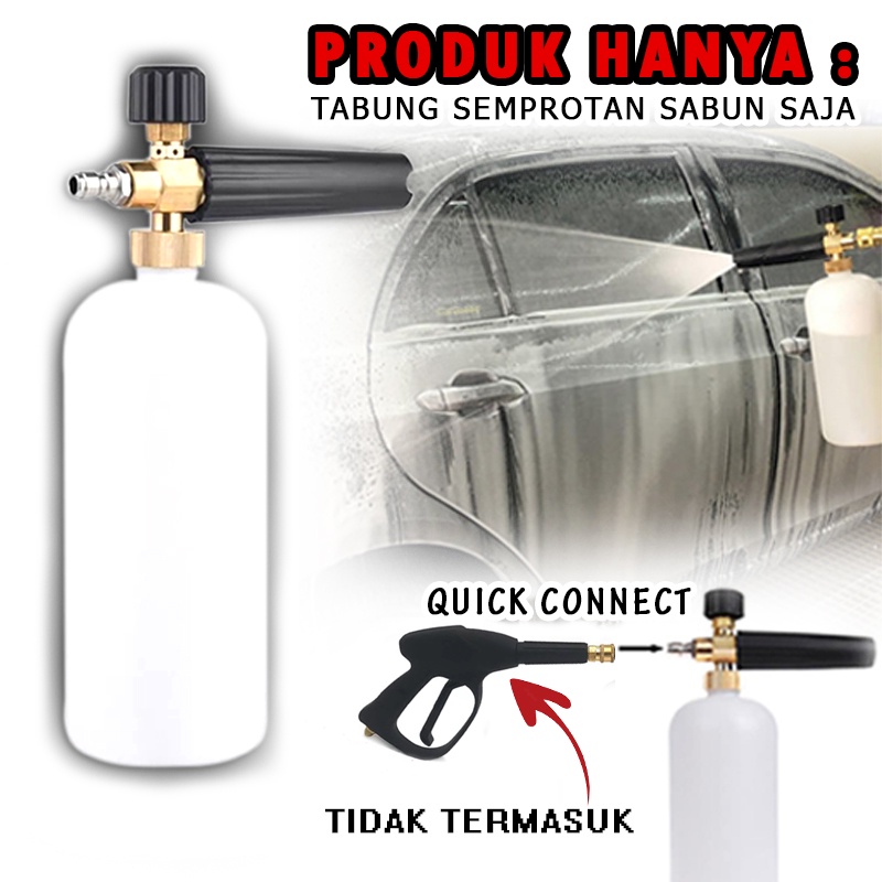 Jual Botol Gun Spray Sabun Alat Pencuci Mobil Motor Foam Car Wash DHW ...