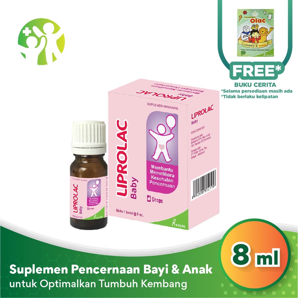 Jual Liprolac Baby - Suplemen Prebiotik dan Probiotik Tetes untuk Anak ...