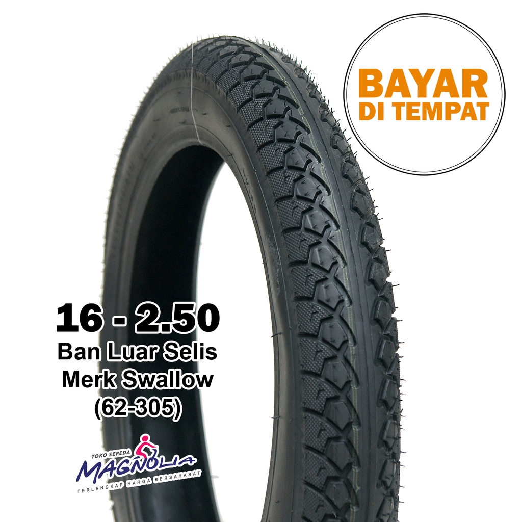 Jual Ban Luar Sepeda Listrik Selis 16 x 2.50 Merk Swallow | Shopee Indonesia