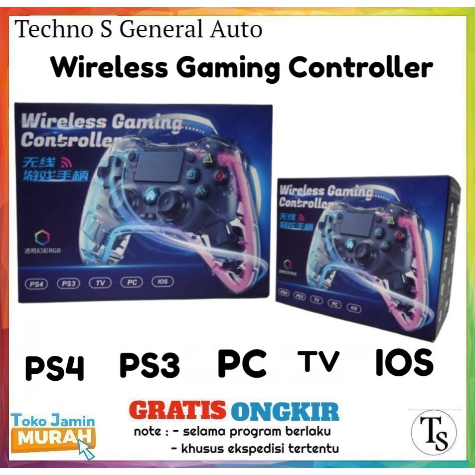 Jual Wireless Gaming Controller BSP-PO5 for PS3 / PS4 / TV / Windows PC / IOS | Shopee Indonesia