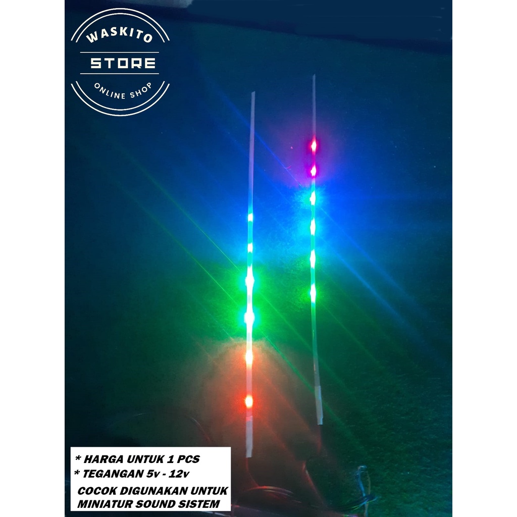Jual Lampu LED RGB Running / Lampu LED Miniatur Sound / Lampu RGB Tetes ...