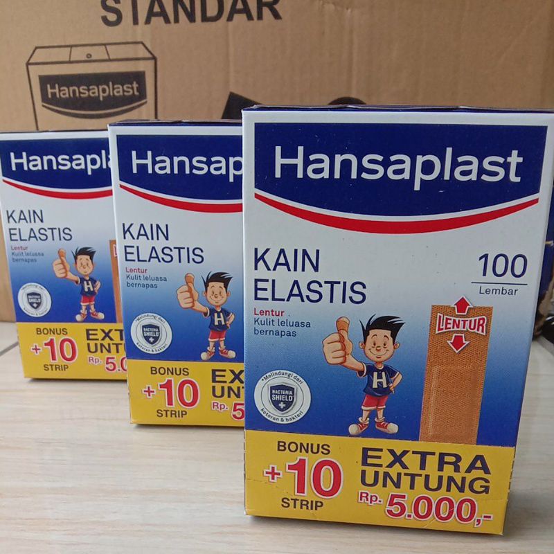 Jual Hansaplas/Plaster Luka/P3K 100 Pcs Hansaplas/Tancoplas | Shopee ...