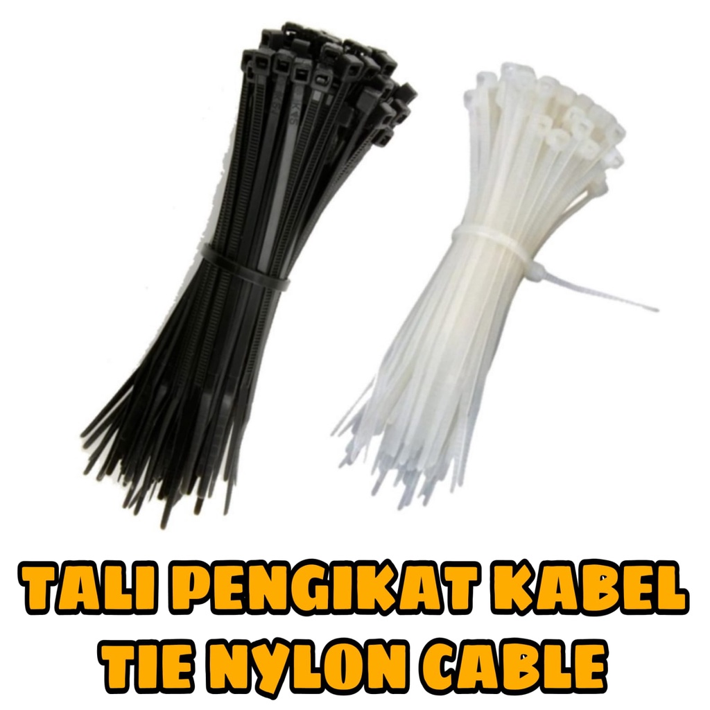 Jual TALI RIPET / NYLON CABLE / CABLE TIES PENGIKAT KABEL SERBAGUNA ISI ...