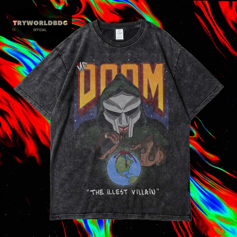 Jual TRYWORLDBDG OFFICIAL "MF DOOM" KAOS OVERSIZED | KAOS WASHED ...