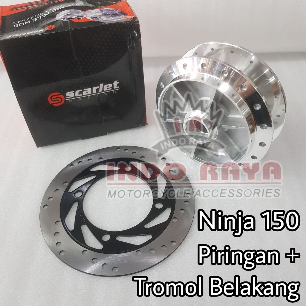 Jual Tromol trombol terombol hub Belakang Chrome Motor Ninja 150R RR ...