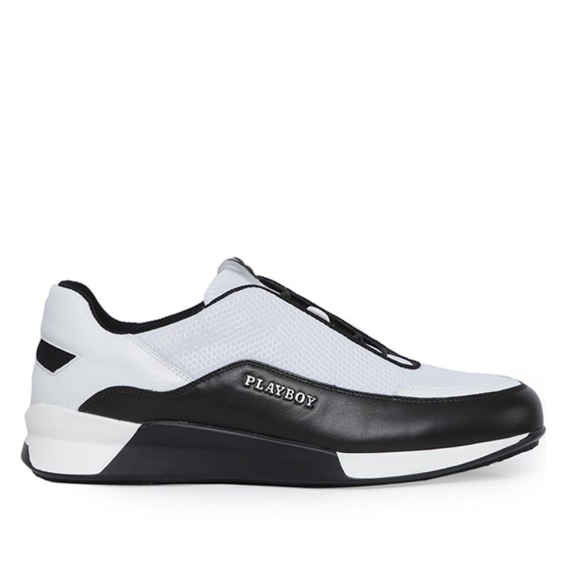 Jual Playboy Sepatu Pria Jerome In White | Shopee Indonesia
