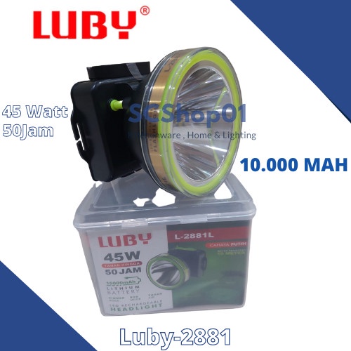 Jual Senter Kepala LUBY 45 Watt L-2881L / 2881K / 2881 - Cahaya Kuning ...
