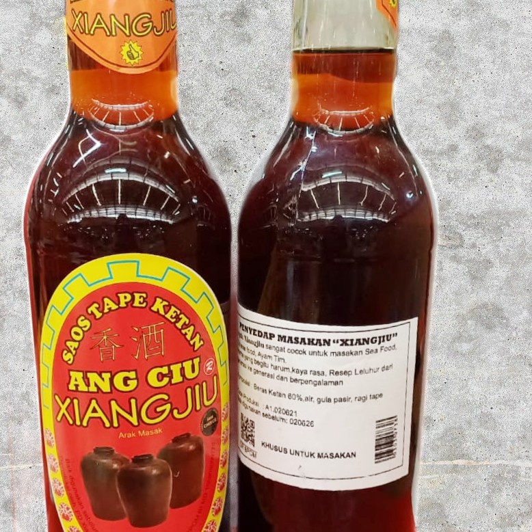 Jual GENTONG Xiangjiu Ang Ciu Arak Masak Saos Tape Ketan 620ml Exp.2026 ...