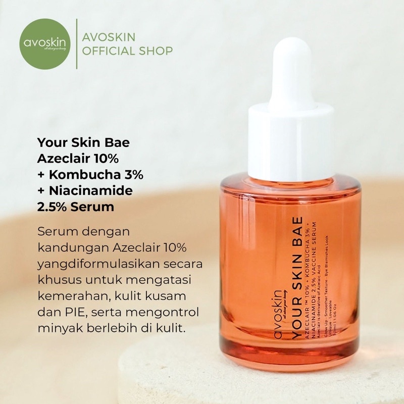 Jual Avoskin Your Skin Bae Azeclair 10% + Kombucha 3% + Niacinamide 2,5 ...