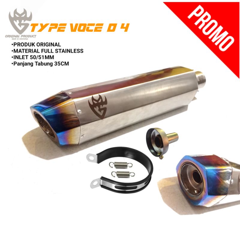 Jual Knalpot Racing Slincer Original GM Exhaust Type VOCE 04 Long P ...