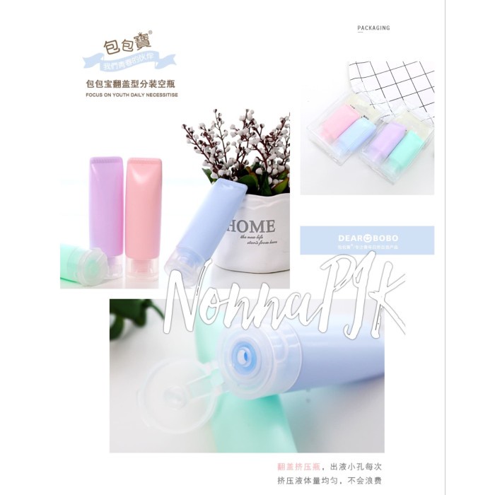 Jual Receptacle Botol Tube Plastik 35 Ml X 2 Untuk Cream / Lotion ...