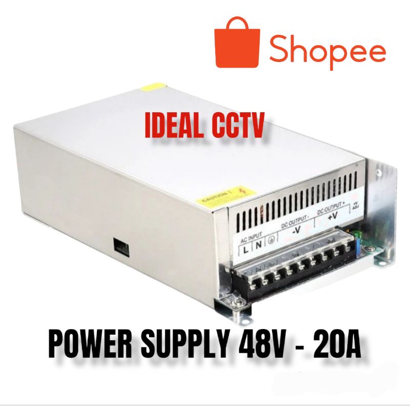 Jual power Supply 48v 20a PSU 48 Volt 20 ampere | Shopee Indonesia