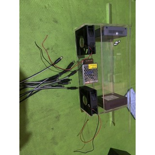 Jual Rak htb/converter akrilik isi 10,lengkap dengan psu dan kipas ...