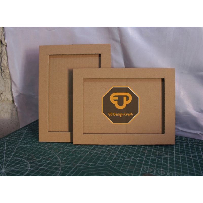 Jual Prakarya Frame/Pigura polosan dari kardus | Shopee Indonesia