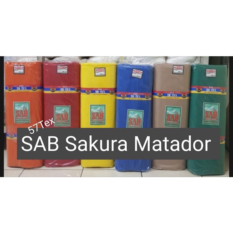 Jual Kain Matador SAB / Matador / Sakura / Bahan Bordir/ Bahan Logo ...