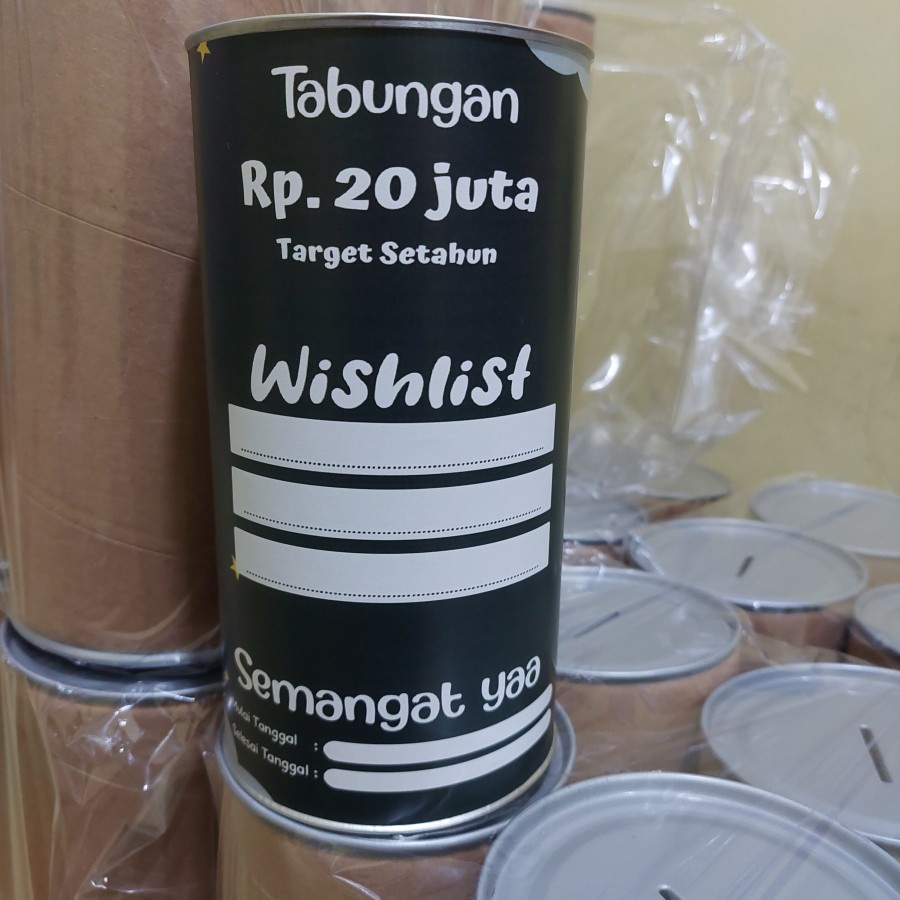 Jual Celengan Target Jumbo Permanen 20 juta satu tahun Buka tutup ...