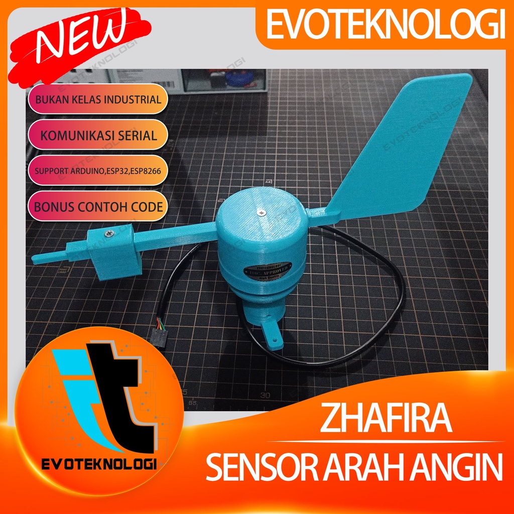 Jual Zhafira Sensor Arah Angin Wind Direction Support Arduino Esp32
